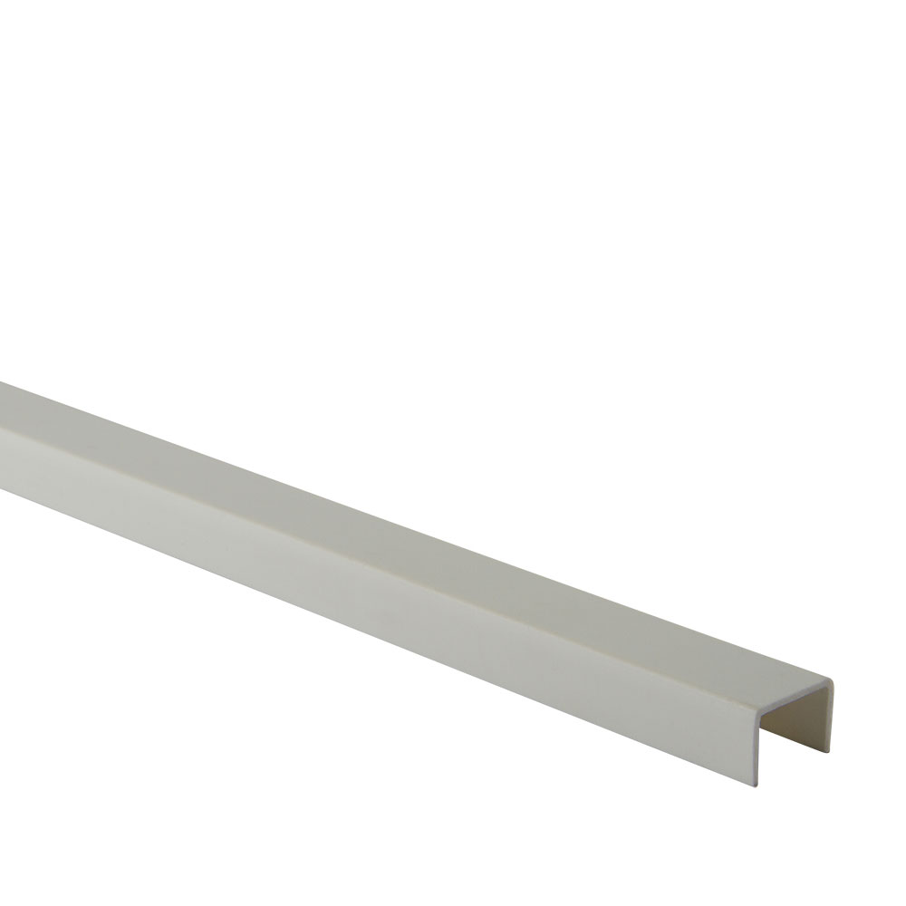 1/2″ U-Channel (White) – DecorWorks