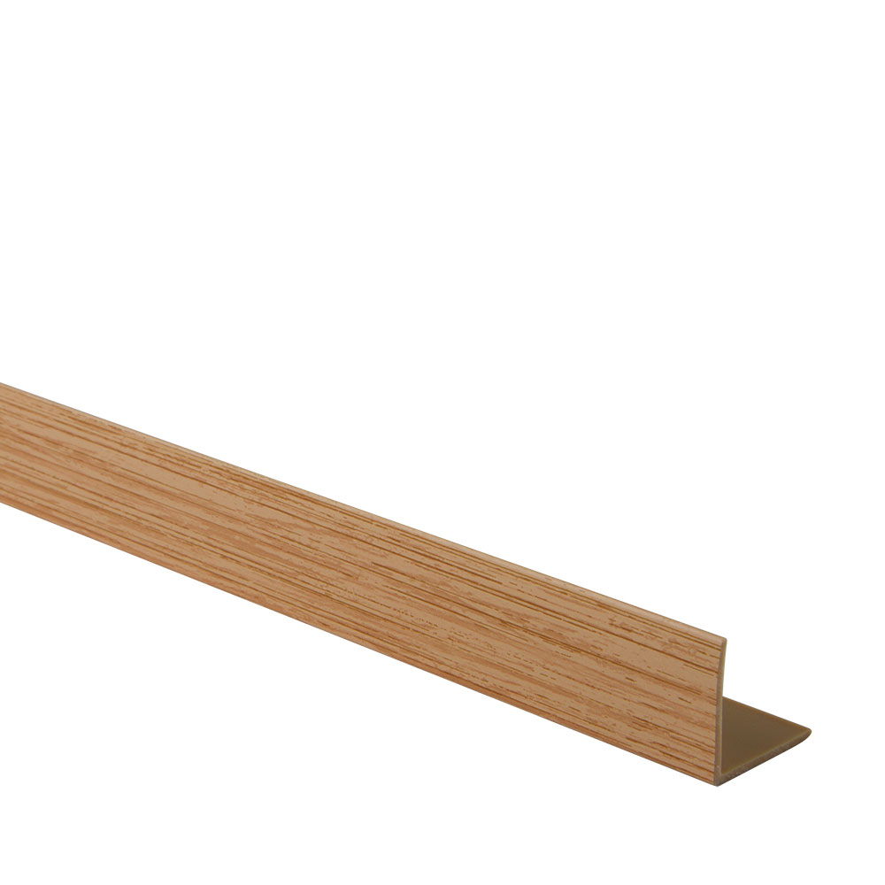 3/4″ Standard Angle (Oak Woodgrain) – DecorWorks