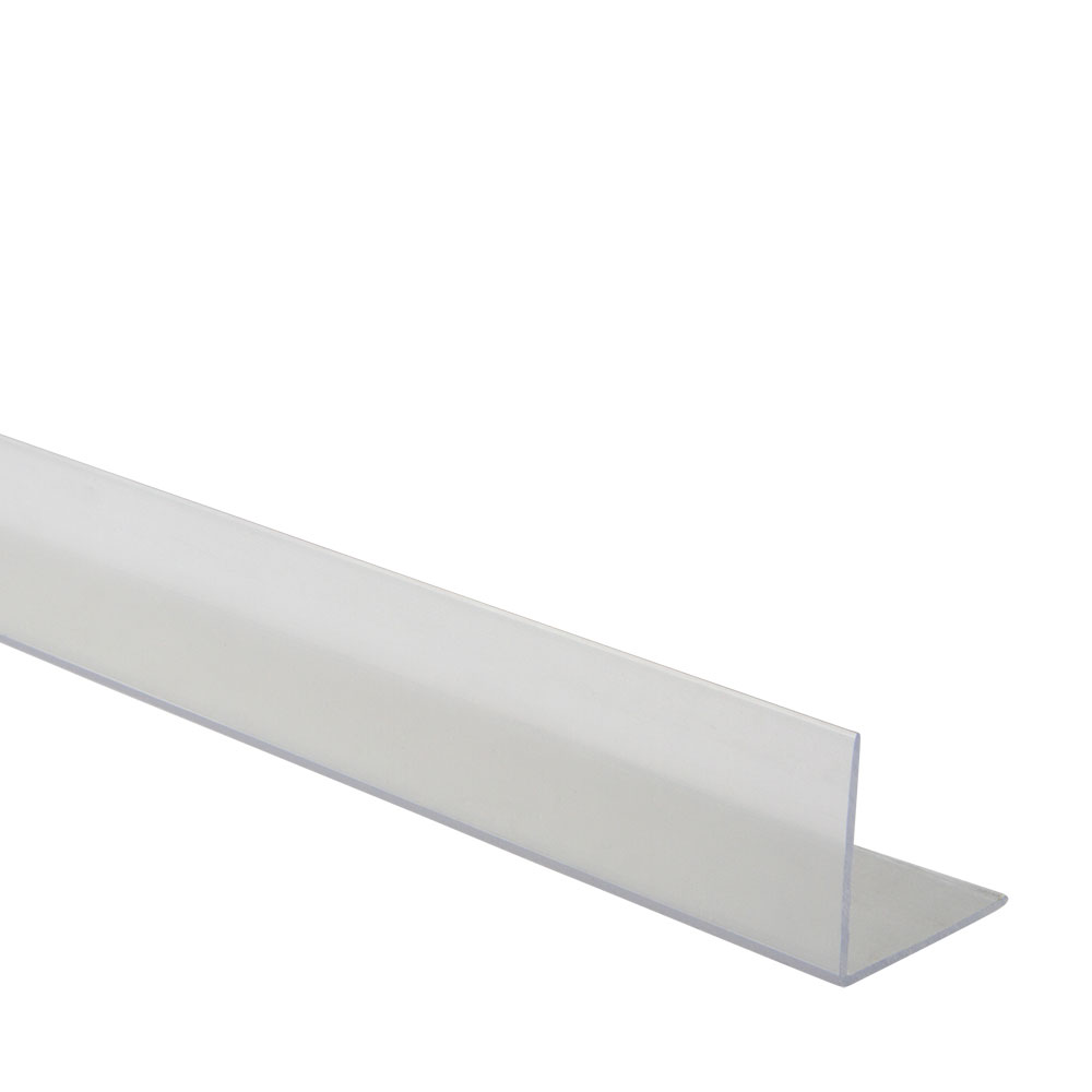 1″ Standard Angle (Clear) – DecorWorks
