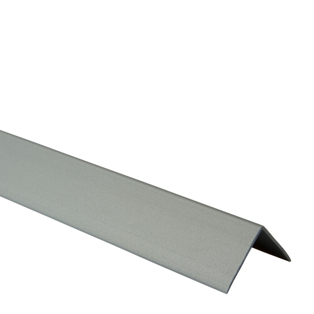 1″ Standard Angle (Metallic Silver) – DecorWorks