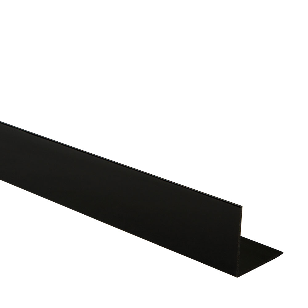 1″ Standard Angle (Gloss Black) – DecorWorks