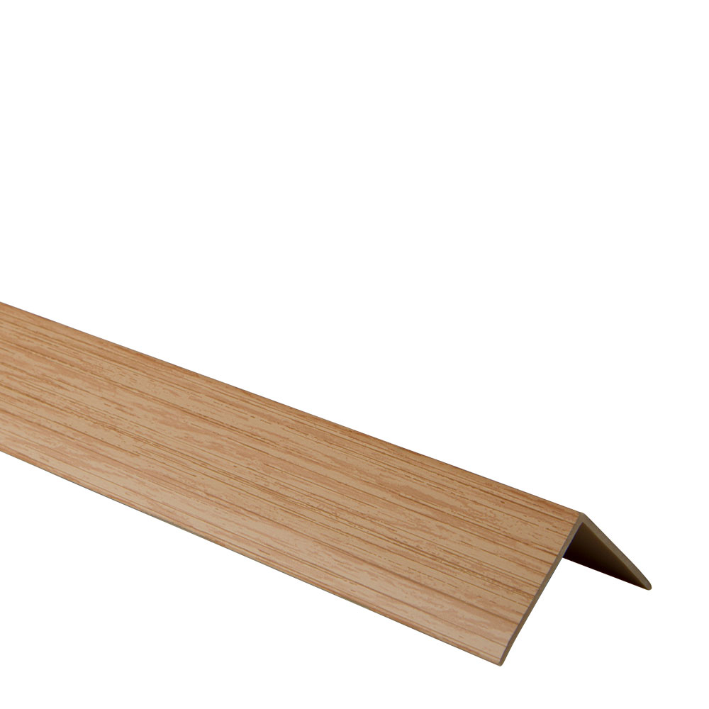 1″ Standard Angle (Oak Woodgrain) – DecorWorks
